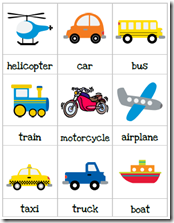 Transportation printable pack
